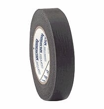 Black Paper Tape 1/4" x 60 yards ShurTape 724 | BarnDoor