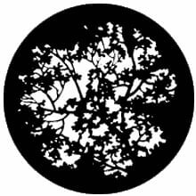 Rosco Standard Steel Gobos: Trees & Foliage Breakup - BarnDoor Lighting