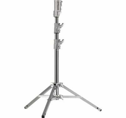 Chrome Low Combo Light Stand Kupo Mighty