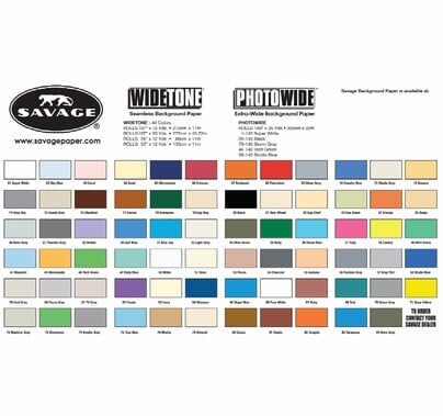 01 Super White Savage Seamless Paper 107"x12yds - BarnDoor