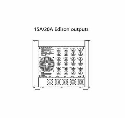 ETC Sensor3 Dimmer Pack Portable 12 Channel Edison - BarnDoor