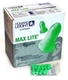 Howard Leight by Honeywell MaxLite UF Foam Ear Plugs (NRR 30) (Box of ...
