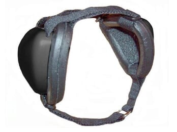 Mutt Muffs DDR337 Dog Ear Muffs (Black) - Safe and Sound Pets (Mutt Muffs)